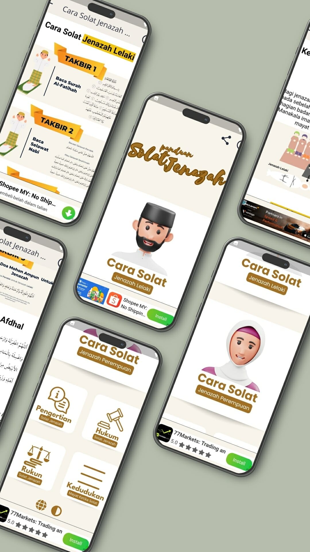 Aplikasi Android & iOS Solat Jenazah - E Skills Productions