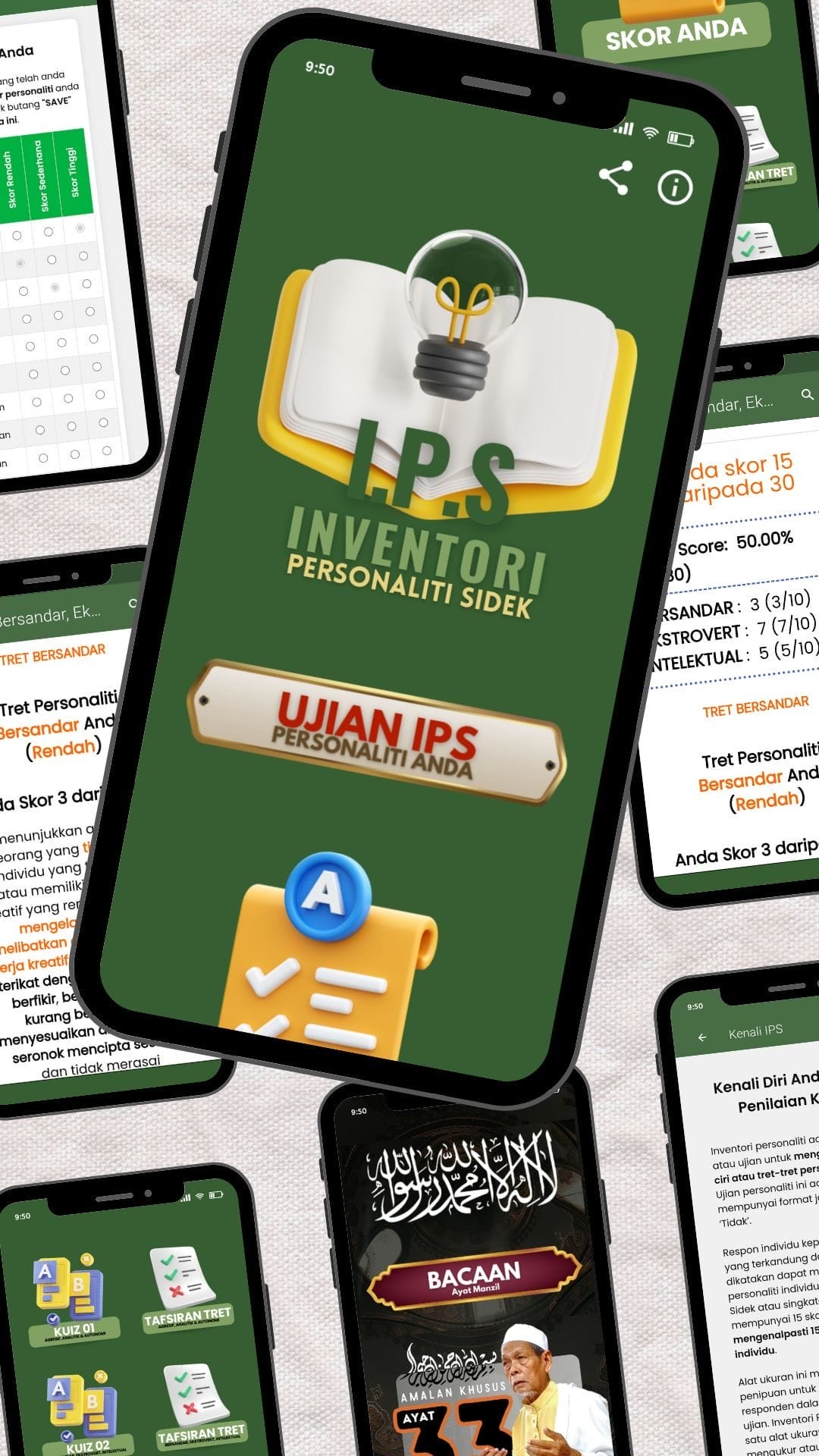 Aplikasi Inventori Personaliti Sidek - E Skills Productions